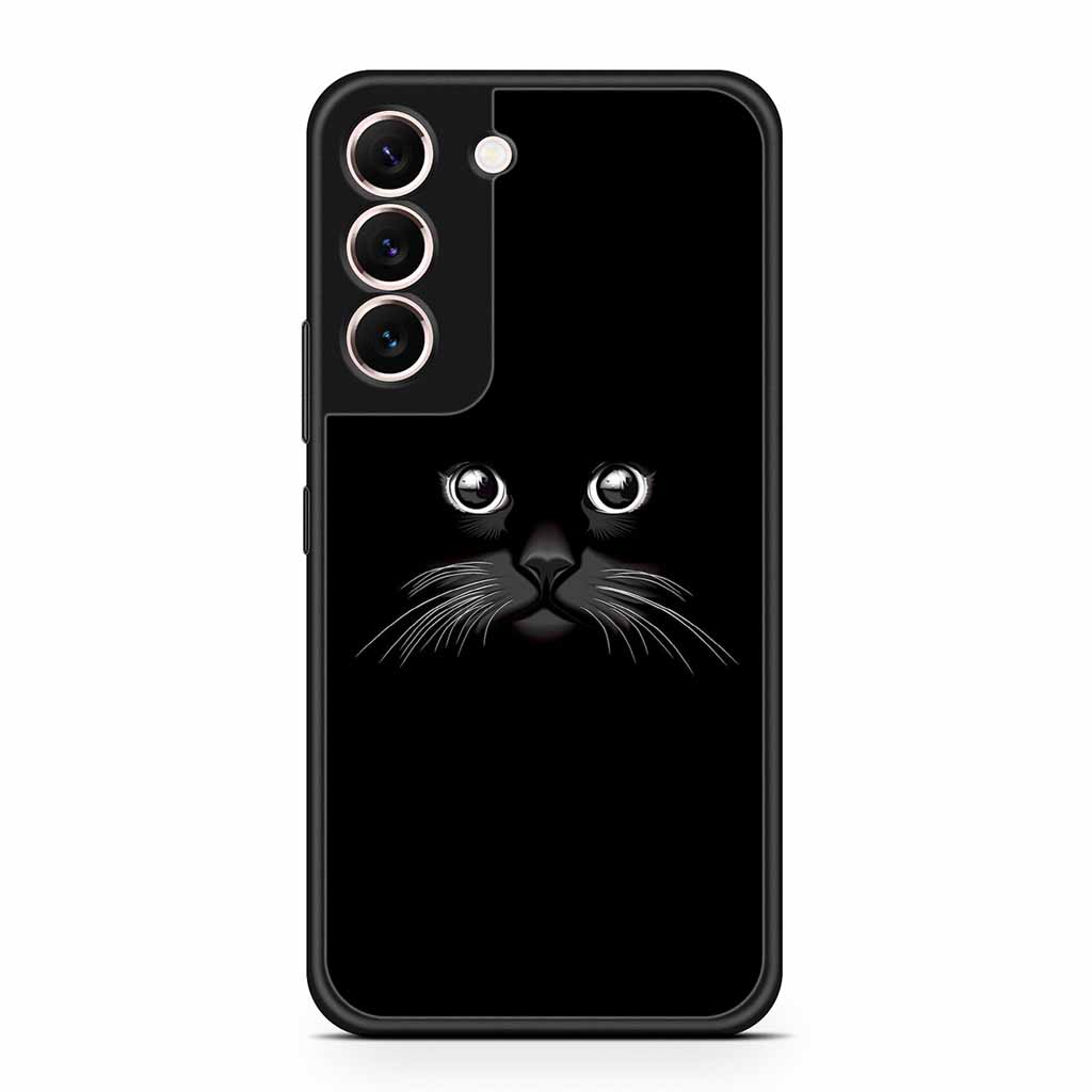 Black Cat Face Samsung Galaxy S22 | S22+ | S22 Ultra Case – Storebunch